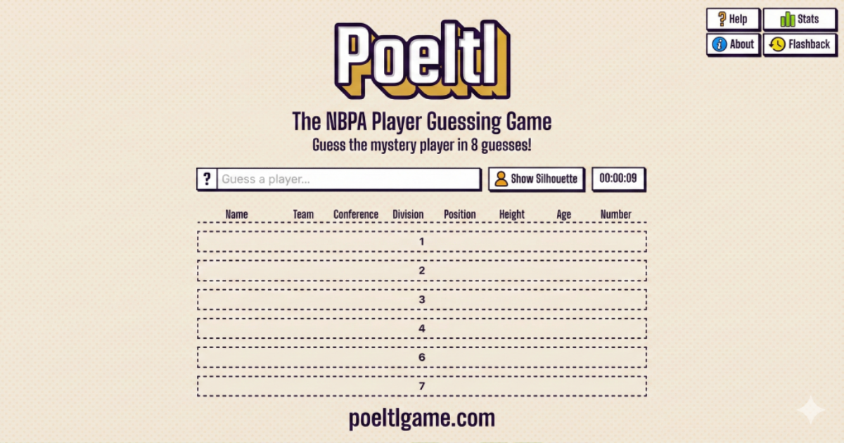 Poeltl Game